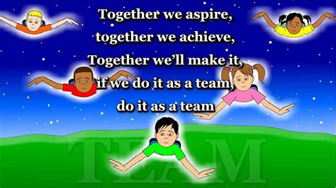 Together We Aspire Teamwork Animated Song With Lyrics Youtube