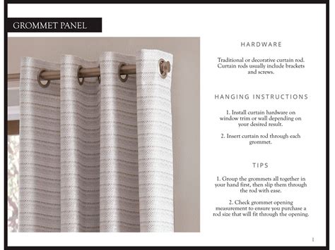 How To Hang Curtain Rods For Grommet Panels Step By Step Guide