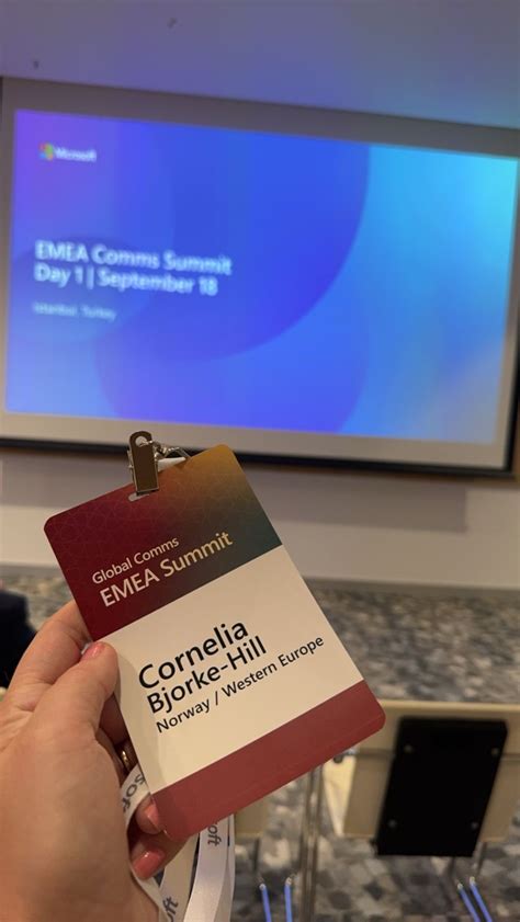 Microsoft Microsoftlife Communications Pr Summit Cornelia Bjørke Hill