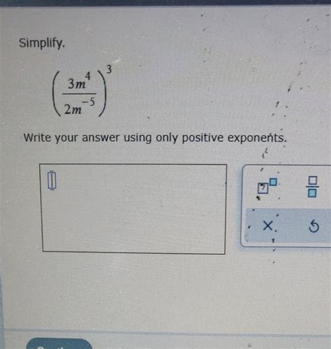 Solved Please Help Simplify 4 3m 5 2m Write Your Answer Using