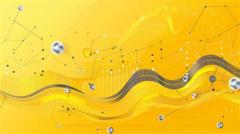 Yellow Aesthetic Background Of Digital Data Chart Analytics Business