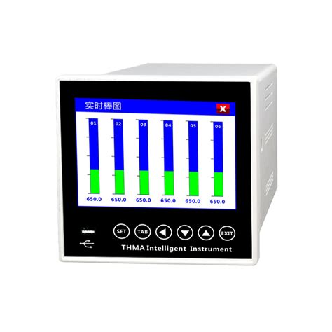 多路温控器6路2路4路温控4 20ma温控仪0 10v温度压力usb无纸记录 虎窝淘