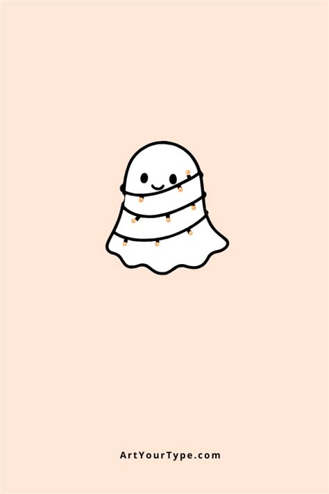 👻10 Cute Ghost Drawing Ideas Art Your Type