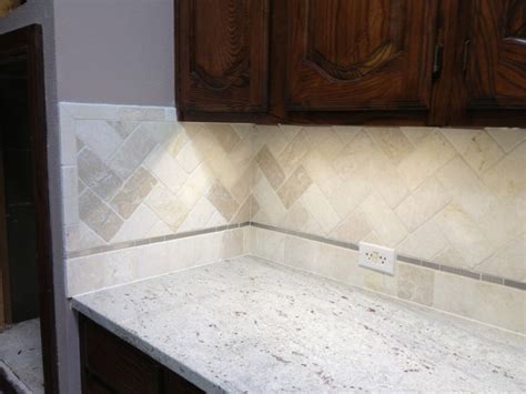Eden Mosaic Tile Installations Random Linear Brick Metal Mosaic Tile