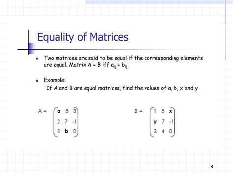 Matrices And Determinants Ppt Chemistry Science