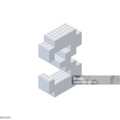플라스틱 블록에서 수집 된 흰색 배경에 회색으로 된 등색 문자 3 벡터 그림입니다 블럭에 대한 스톡 벡터 아트 및 기타 이미지 블럭 숫자 플라스틱 Istock
