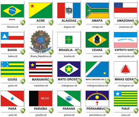 Vetores De Bandeiras Dos Estados Do Brasil E Mais Imagens De Bandeira