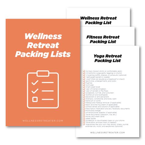The Complete Retreat Packing List What To Take On A Retreat