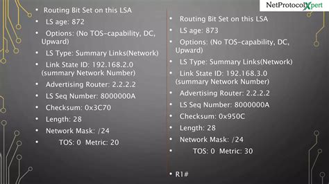 OSPF Summary LSA Type LSA PPTX