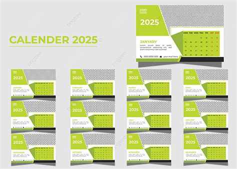 기업 책상 달력 2025 벡터 템플릿 Psd 다운로드 디자인 자료 다운로드