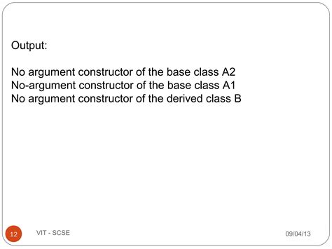 11 Constructors In Derived Classes Ppt