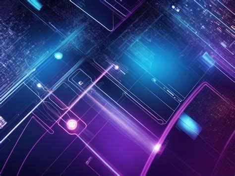 Premium AI Image Digital Abstract Technological Background