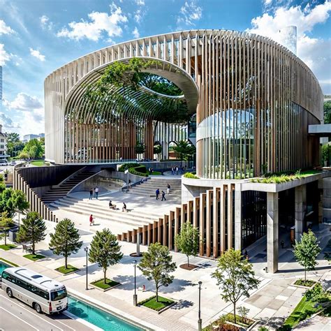 Community Center This Public Building Concept Is Designed To Serve As A