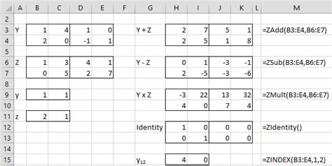 Complex Number Matrices Real Statistics Using Excel