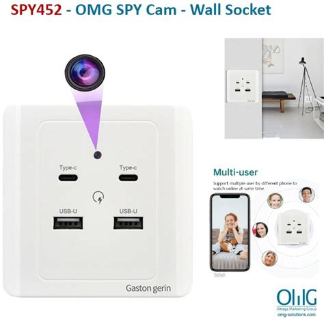 Spy452 Omg Hidden Spy Camera Wall Socket Omg Solutions