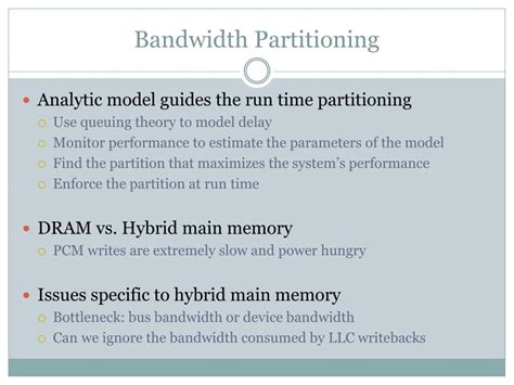 ppt writeback aware bandwidth partitioning for multi core systems