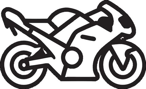 Conjunto De Iconos De Vector De Moto De Aventura Vector Premium