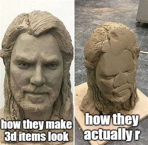 Statue Before And After Being Dropped Memes Imgflip