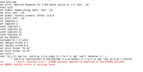 Plot Errorwarning Flair Fluka User Forum