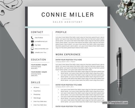 CV Templates Without Photo CVTemplatesAU Com