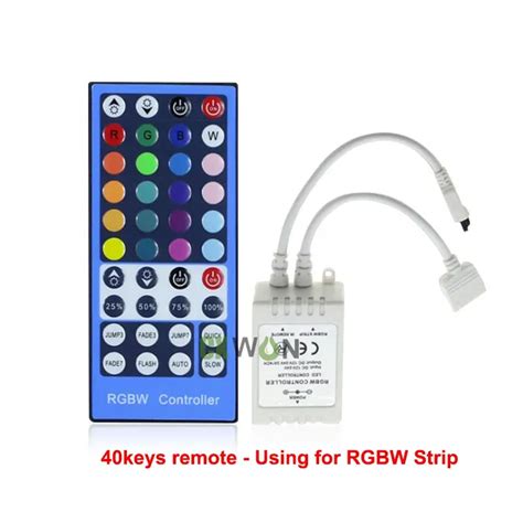Mini RGBW Rgb Controller With Remote With Keys And Music Version For Strip Lights