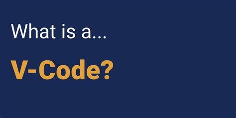 What Is A V Code