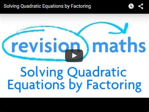 How Do You Factorise A Quadratic Equation Tessshebaylo