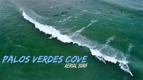 Surfing Palos Verdes Cove Ca Aerial Shots Youtube