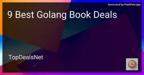 9 Best Golang Book Deals In 2025