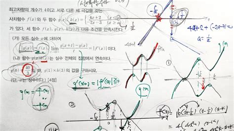 수2 함수의 선택과 연속함수 곱 도함수의 조건과 함수의 선택 함수곱의 연속성 2024년 5월 교육청22번킬러 Youtube