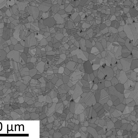 A Ebsd Grain Boundary Maps Showing High Angle Grain Boundaries In