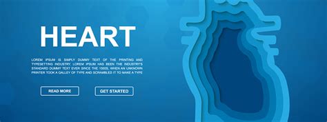 머리 승진 기치를 위한 심장 3d 종이 절단 상징 심장학 디자인 템플릿 그림 수평 종이 컷 내부 장기 그림 심장에 대한 스톡 벡터 아트 및 기타 이미지 Istock