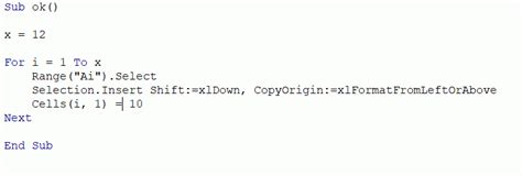Décaler Des Cellules Suivants Des Indices