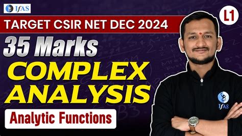 analytic functions complex analysis 35 marks fix csir net dec
