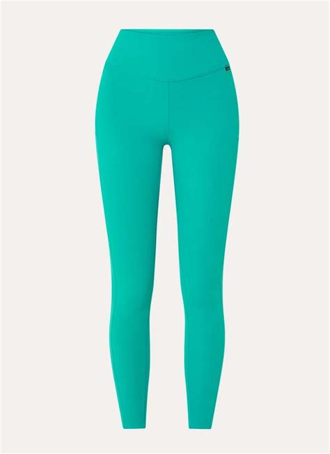 Goldbergh Serenza High Waist Slim Fit Legging • Turquoise • De Bijenkorf