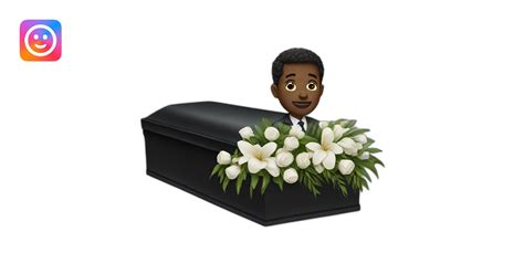 Black Man Funeral Emoji Ai Emoji Generator
