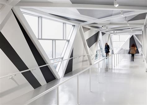 Black And White Bridge Connects To Torontos Convention Centre
