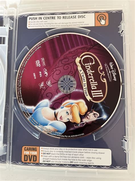 Disney Cinderella Trilogy ~ Complete Collection Dvd 2012 3 Disc Set