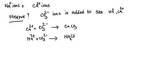 Solved You Have A Solution That Contains Ca2 Ions And Another That Contains Na Ions How
