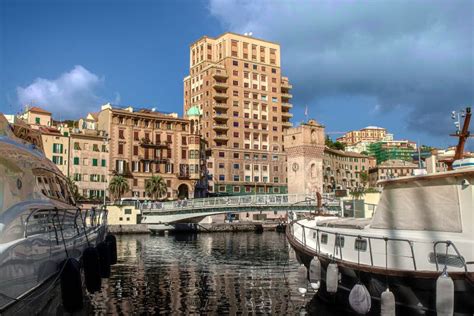 The Port Of Savona Italy Stock Image Image Of Coast 126310335