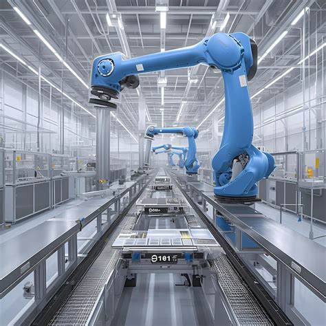 Premium Photo Moving Assembly Line A Dynamic Manufacturing Scene