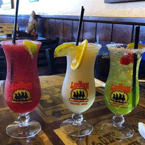 Longhorn Steakhouse Drink Menu