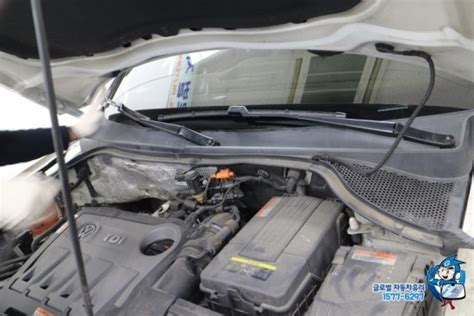 글로벌자동차유리 수입차유리 폭스바겐 티구안 자동차 유리교환 및 틴팅 후기입니다