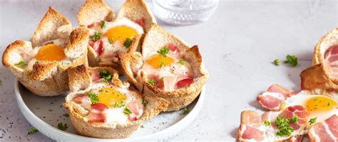 Broodmuffins Met Ei En Spek Alvo