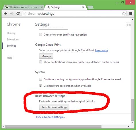 How To Reset Google Chrome Settings Quickly