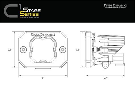 Diode Dynamics Flush Mount Reverse Light Kit C1 Pro Dd7147