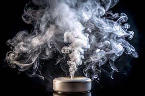 Collection Of Close Up Shots Of Beautiful Abstract White Steam Or Smoke