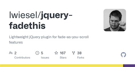 Github Lwieseljquery Fadethis Lightweight Jquery Plugin For Fade As You Scroll Features