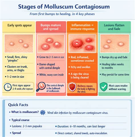 Molluscum Contagiosum Stages Pictures A Clear Visual Guide Free