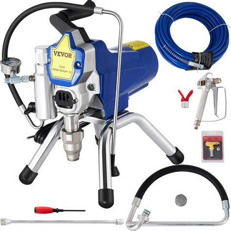 Vevor Farbspritzgerät Airless Spritzlackiermaschine Wandlackierpistole 2200w 2 4l Hohe